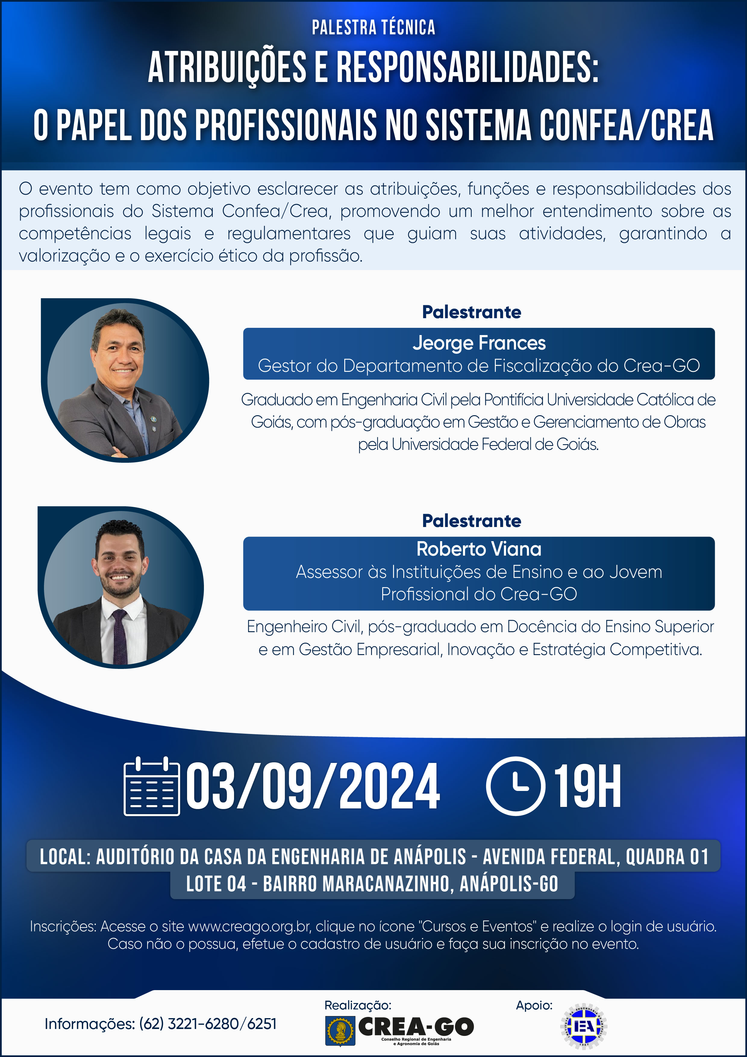 CREA - GO Mais Capacitação | ATRIBUIÇÕES E RESPONSABILIDADES: O PAPEL ...