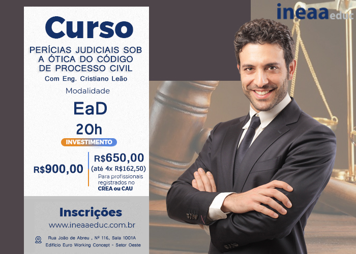 CREA - GO Mais Capacitação | PERÍCIAS JUDICIAIS SOB A ÓTICA DO CÓDIGO ...